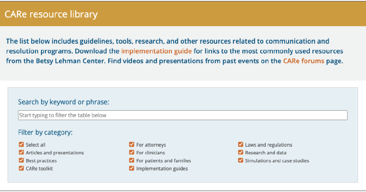 Betsy Lehman Center | Digital library offers resources for…